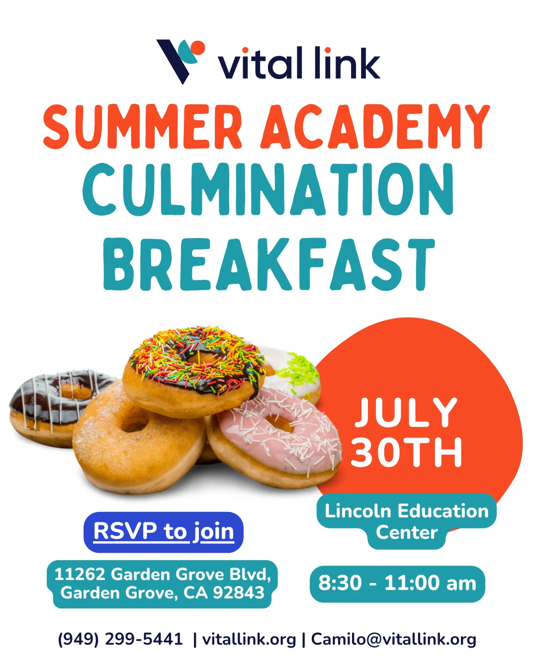 Summer Academy Culmination Breakfast - Vital Link
